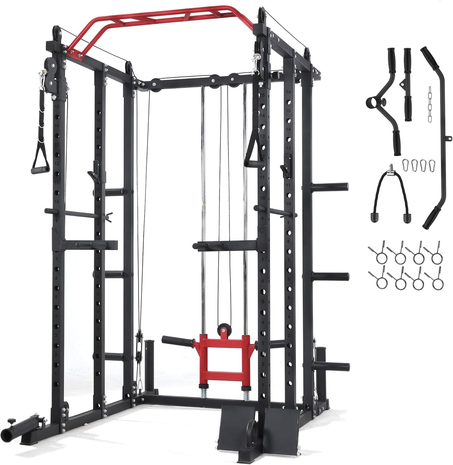 Ultimate Home Gym Power Cage & Cable Crossover System - AOWINNOX ...