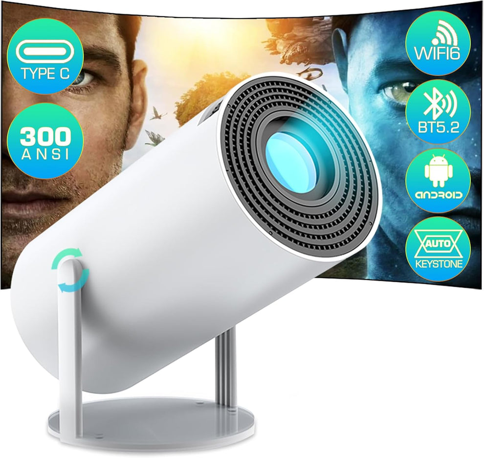 4K Mini Projector Powerhouse with WiFi & Bluetooth – GearMustHave
