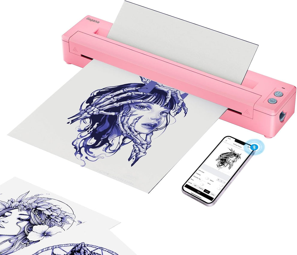Wireless Tattoo Printer: Skin-Friendly Stencil Maker – GearMustHave