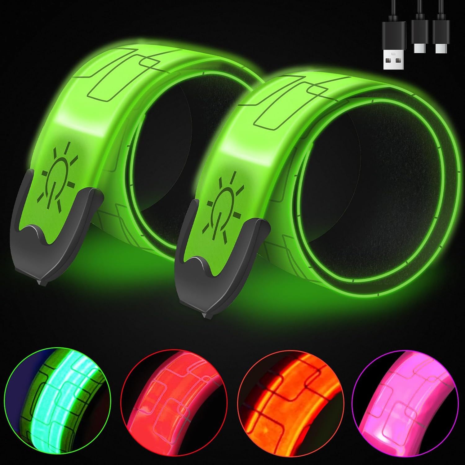High Visibility LED Armbands - Night Safety Gear – GearMustHave