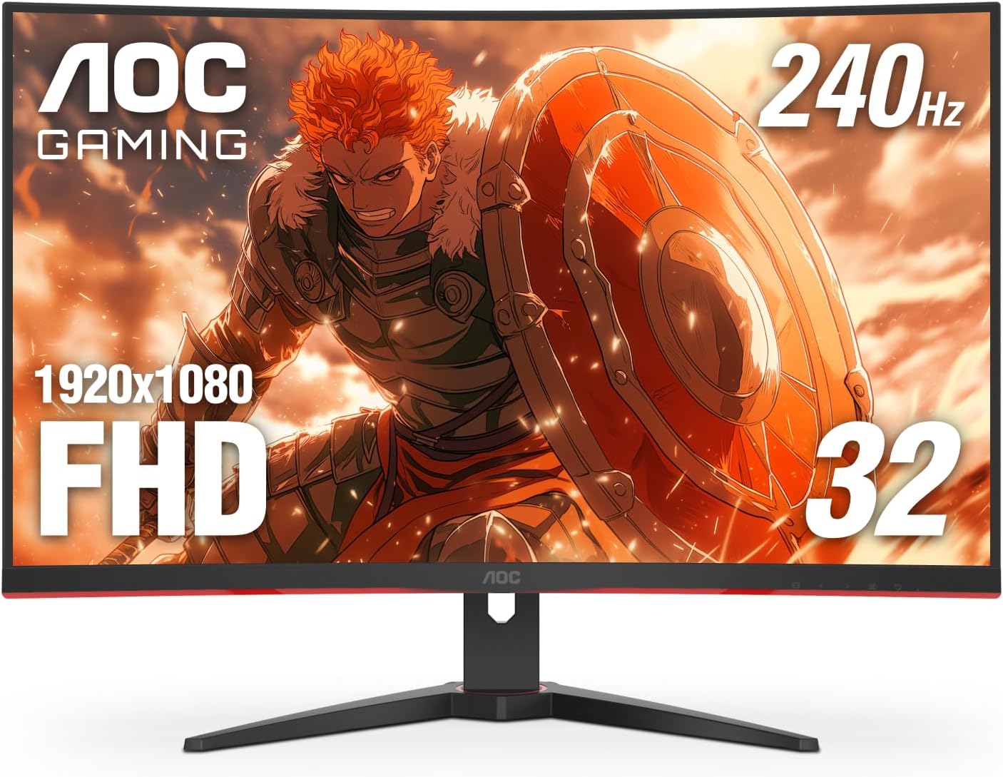Immersive Gaming: AOC 32 Curved Monitor 240Hz FreeSync – GearMustHave