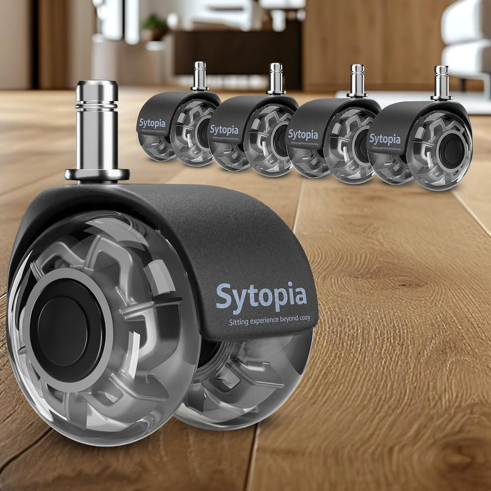 Sytopia Heavy Duty Chair Wheels Set, Floor-Friendly Upgrade – GearMustHave