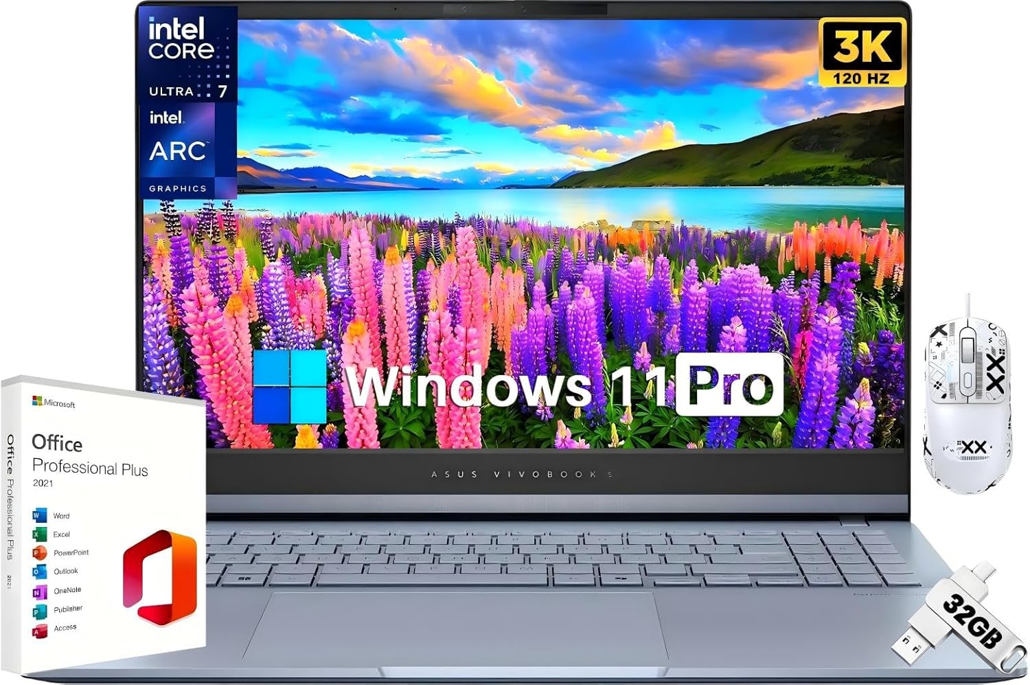 ASUS Vivobook S 15: 3K OLED Display, 16-Core Intel CPU, 1TB SSD, RGB B ...