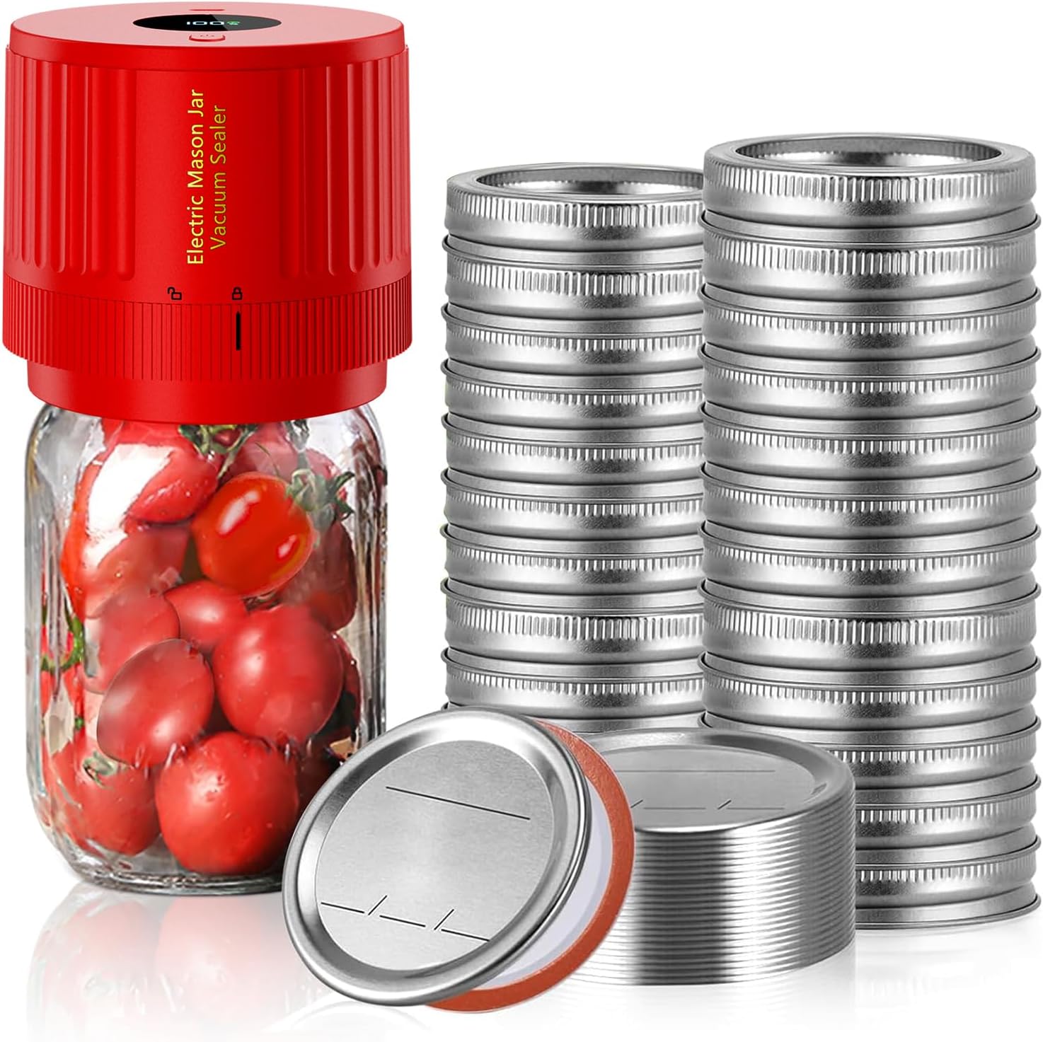 Preserve Freshness with Mason Jar Vacuum Sealer Kit – GearMustHave