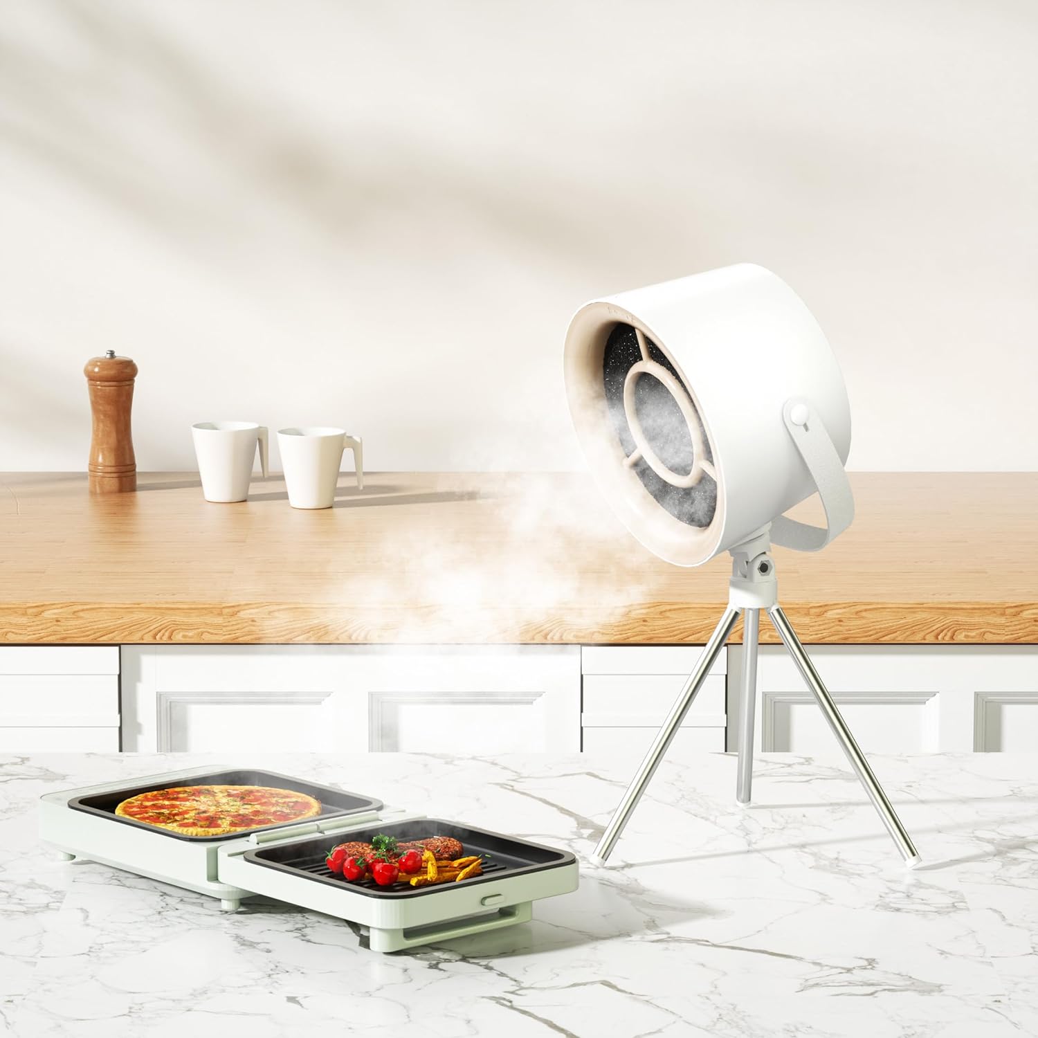 Portable 3-Speed Kitchen Vent for BBQ & Cooking – GearMustHave