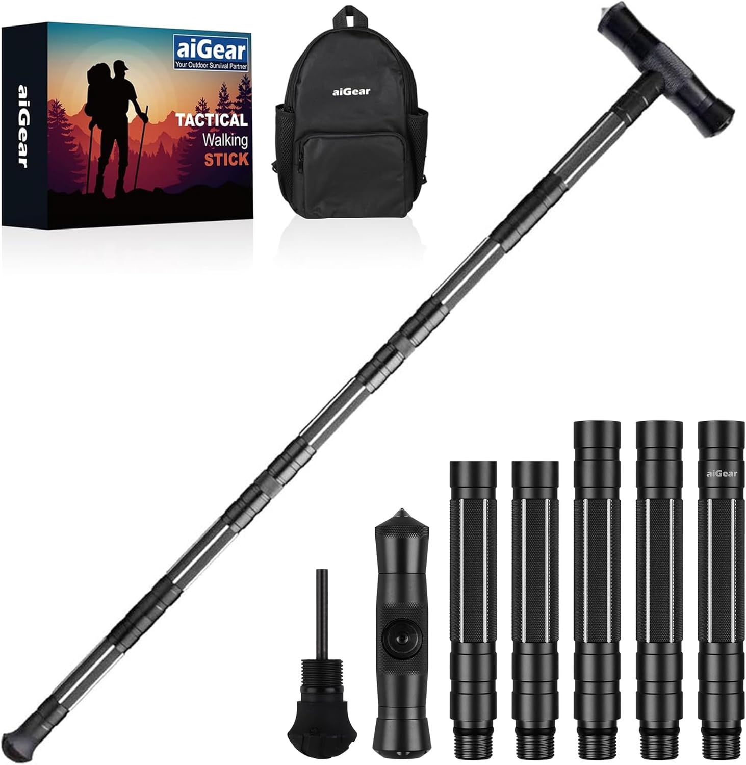 Adjustable Tactical Hiking Staff for Outdoor Adventures Review ...
