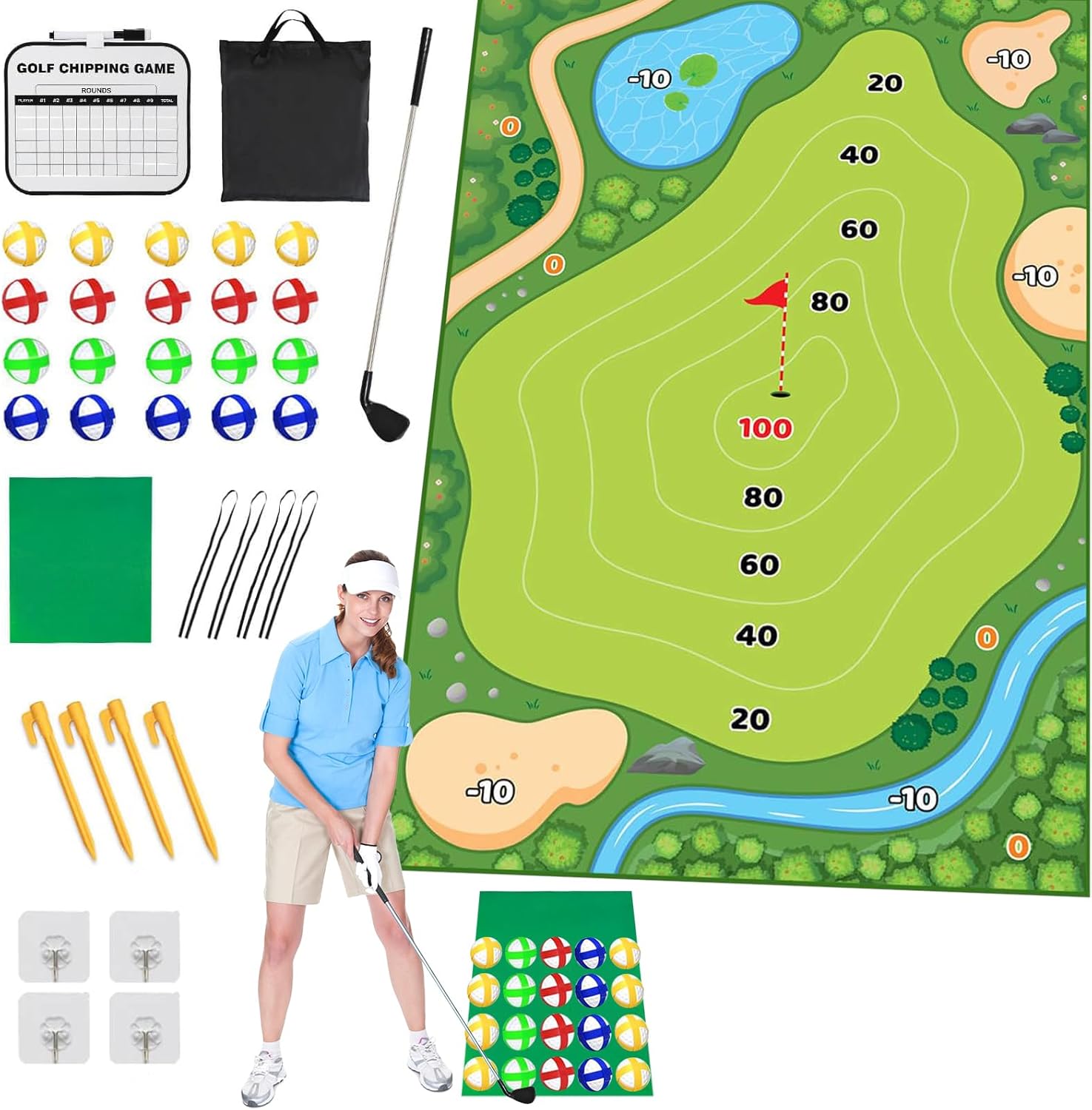Indoor Velcro Golf Game for Kids, Family Fun! – GearMustHave