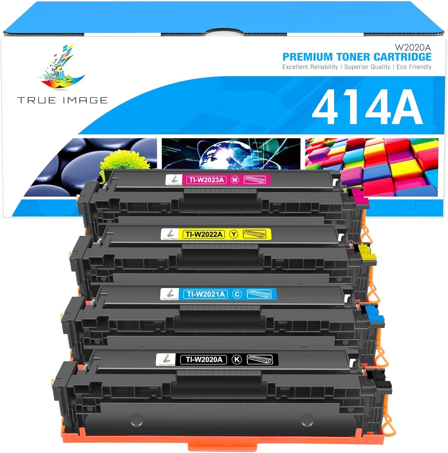 High-Quality TRUE IMAGE 414A Toner Set for HP Printers – GearMustHave