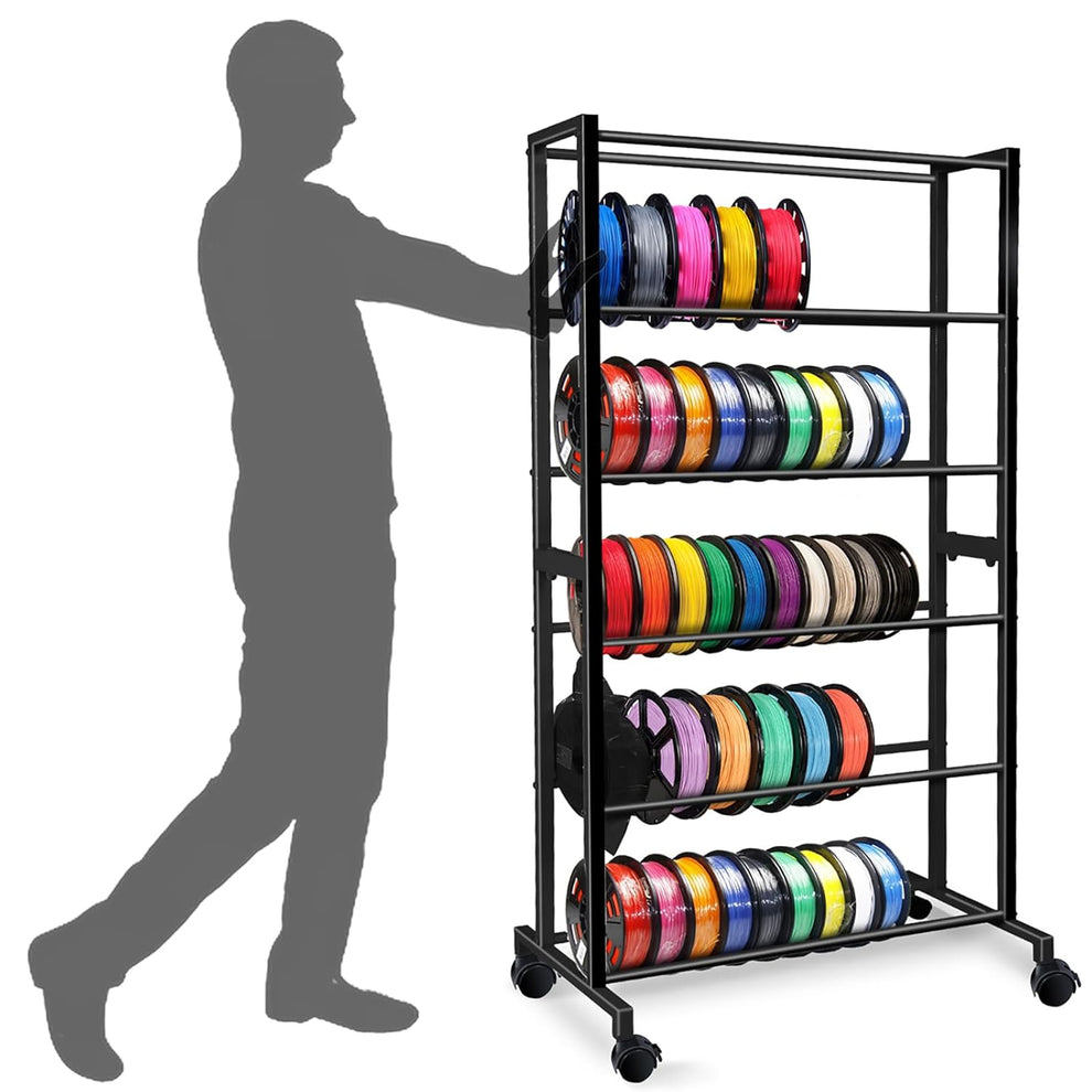 6 Tier Metal 3D Filament Rack - Heavy Duty Storage Solution – GearMustHave