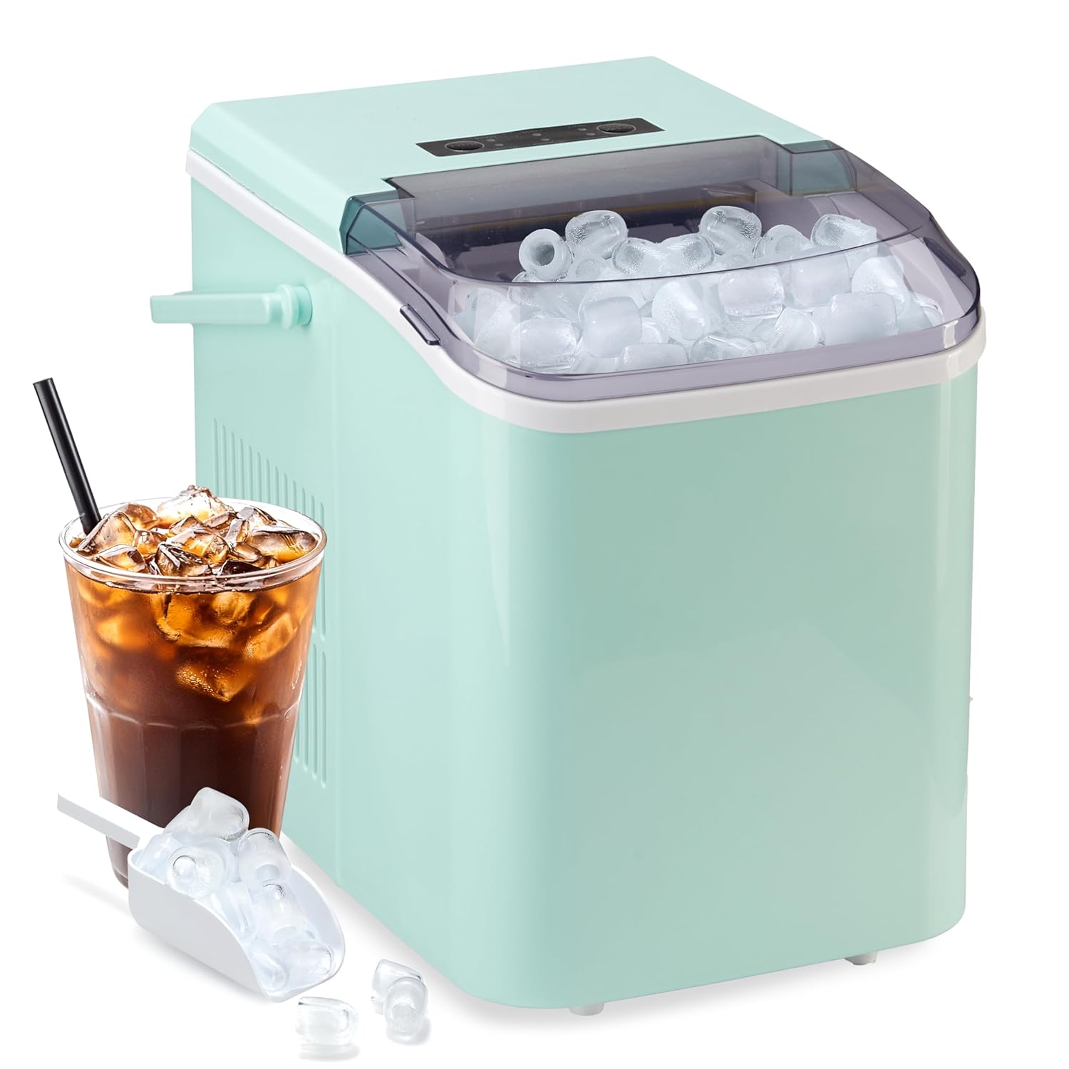 Fast Ice in Minutes: Simple Deluxe Self-Cleaning Ice Maker – GearMustHave
