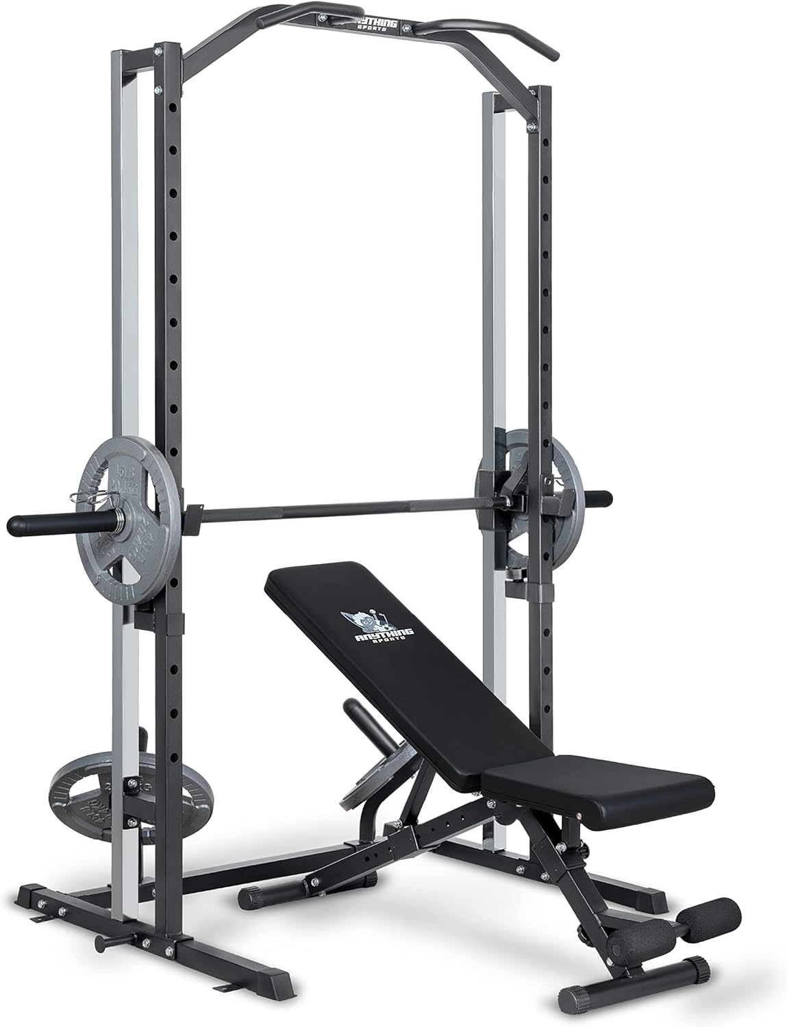 Space-Saving Smith Machine & Bench Set – GearMustHave