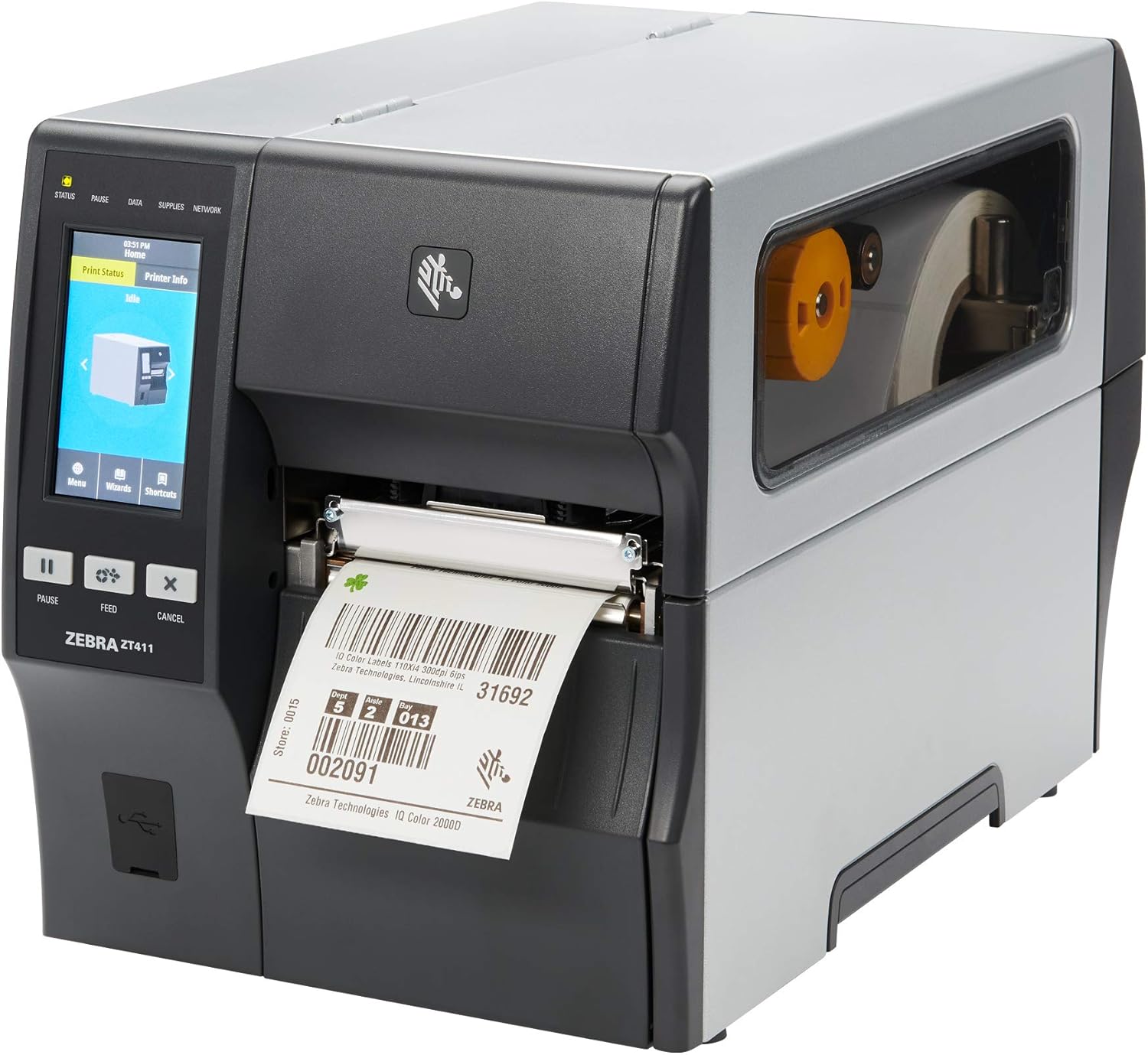 Zebra ZT411 Industrial Printer - Efficient Connectivity Options ...
