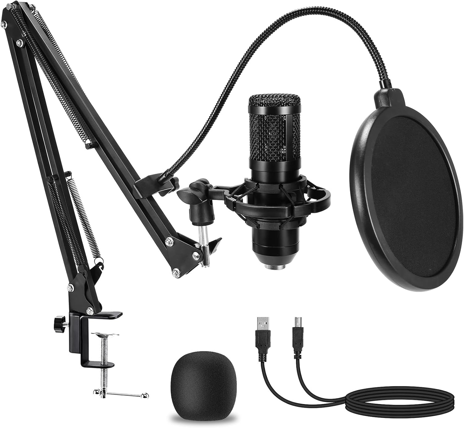 Professional USB Condenser Mic Kit - Crystal Clear Sound – GearMustHave