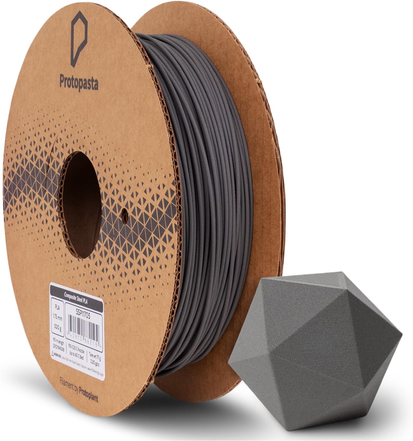 Metal-Infused 3D Printer Filament | 60% Metal Content | Patina Friendl ...