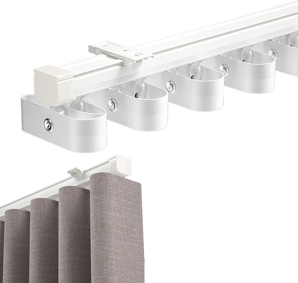 Aluminum Snap Curtain Track: Easy Sliding – GearMustHave