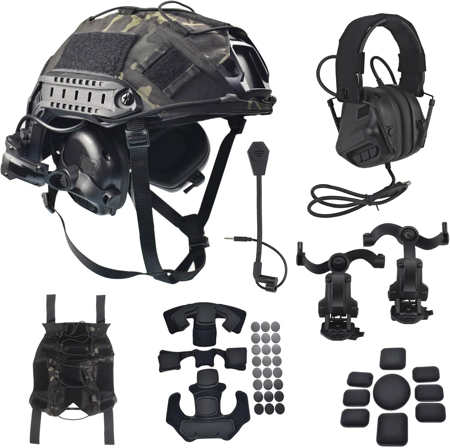 Noise-Cancelling Tactical Helmet Set - Enhanced Protection – GearMustHave