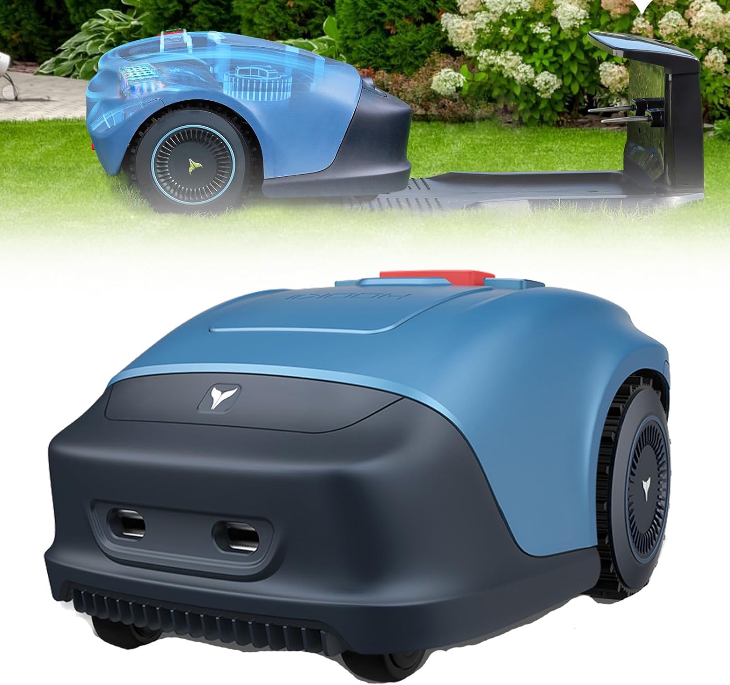 Smart Self-Propelled Robot Mower, 1000m Range, 18cm Cutting Width, Ant ...