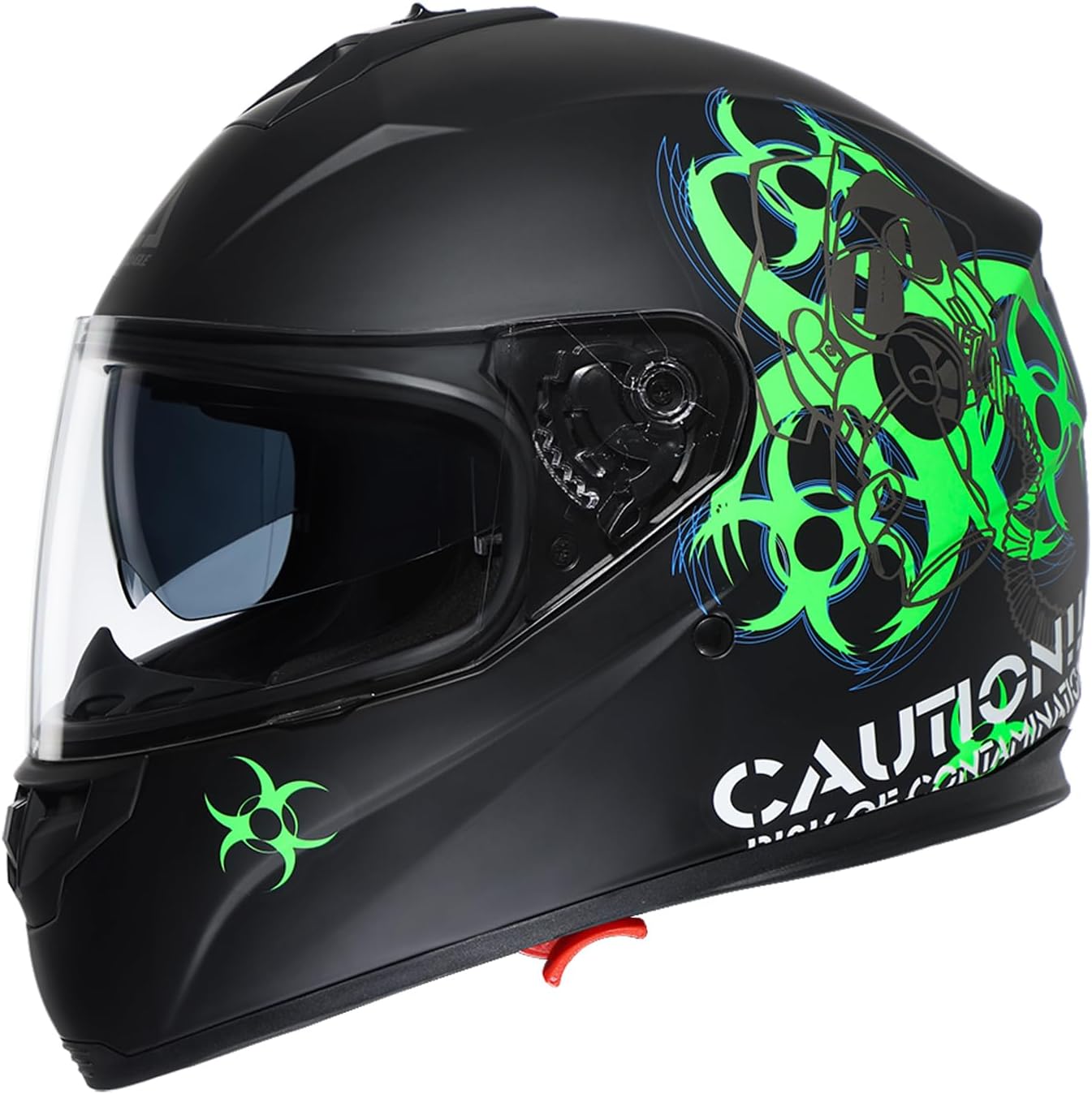 DOT Approved Dual Visor TRIANGLE Helmet – GearMustHave