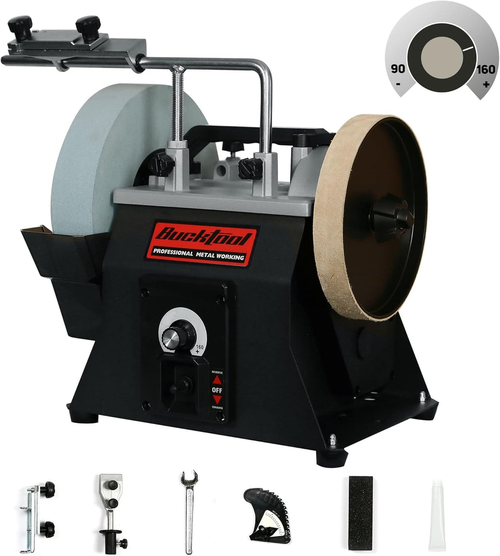 BUCKTOOL 10-Inch Variable Speed Wet Sharpening System Review – GearMustHave
