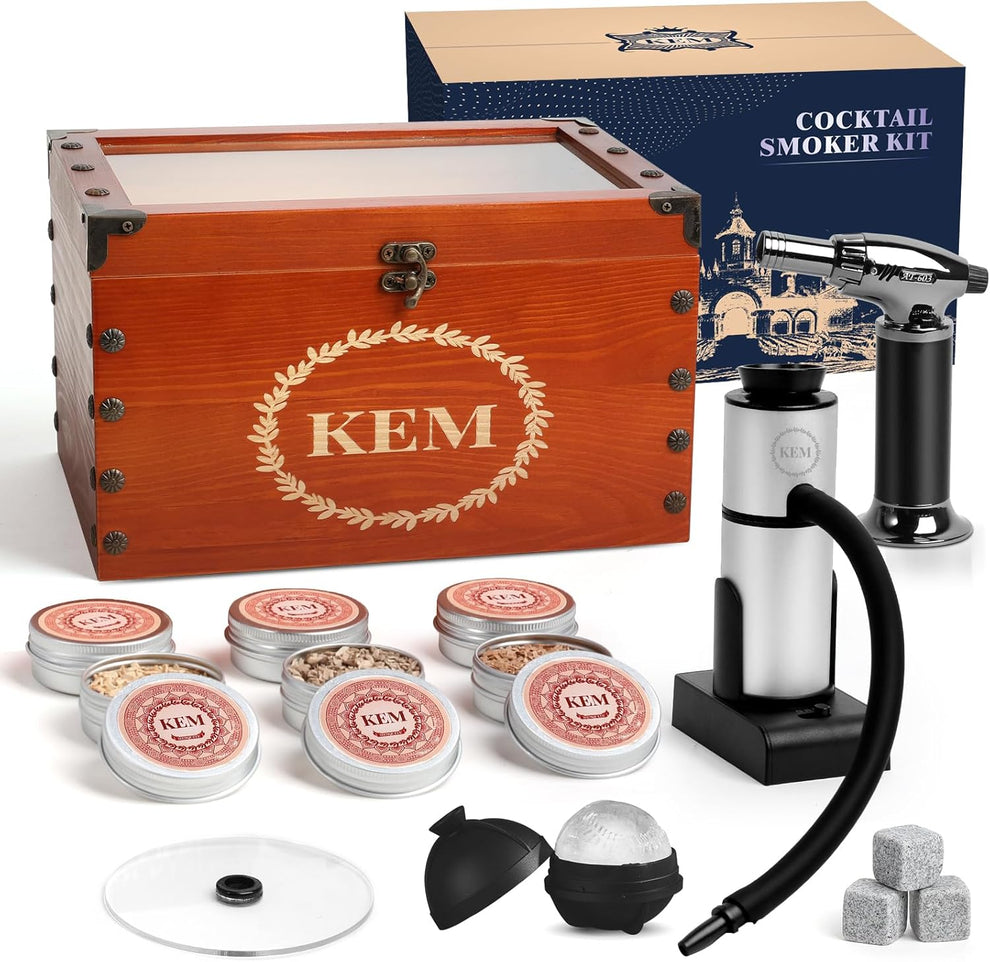 Wood Smoked Bourbon Kit - Unique Gift for Him – GearMustHave
