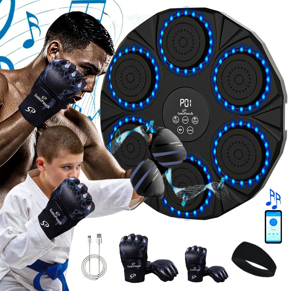 Interactive Music Boxing Set for Ultimate Home Workout – GearMustHave