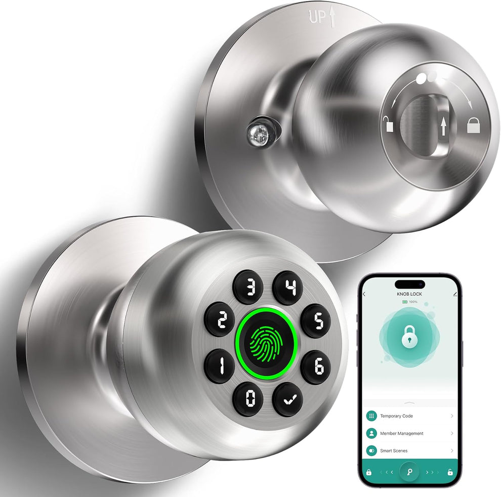 Keyless Fingerprint Door Lock - Secure Access Control – GearMustHave