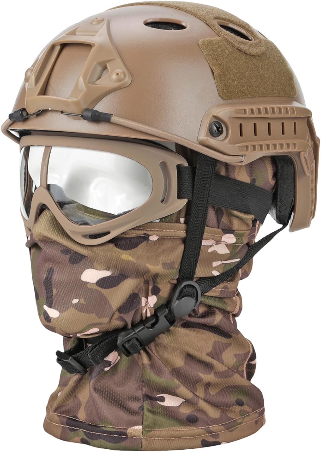 Ultimate Protection: Black Tactical Airsoft Helmet – GearMustHave