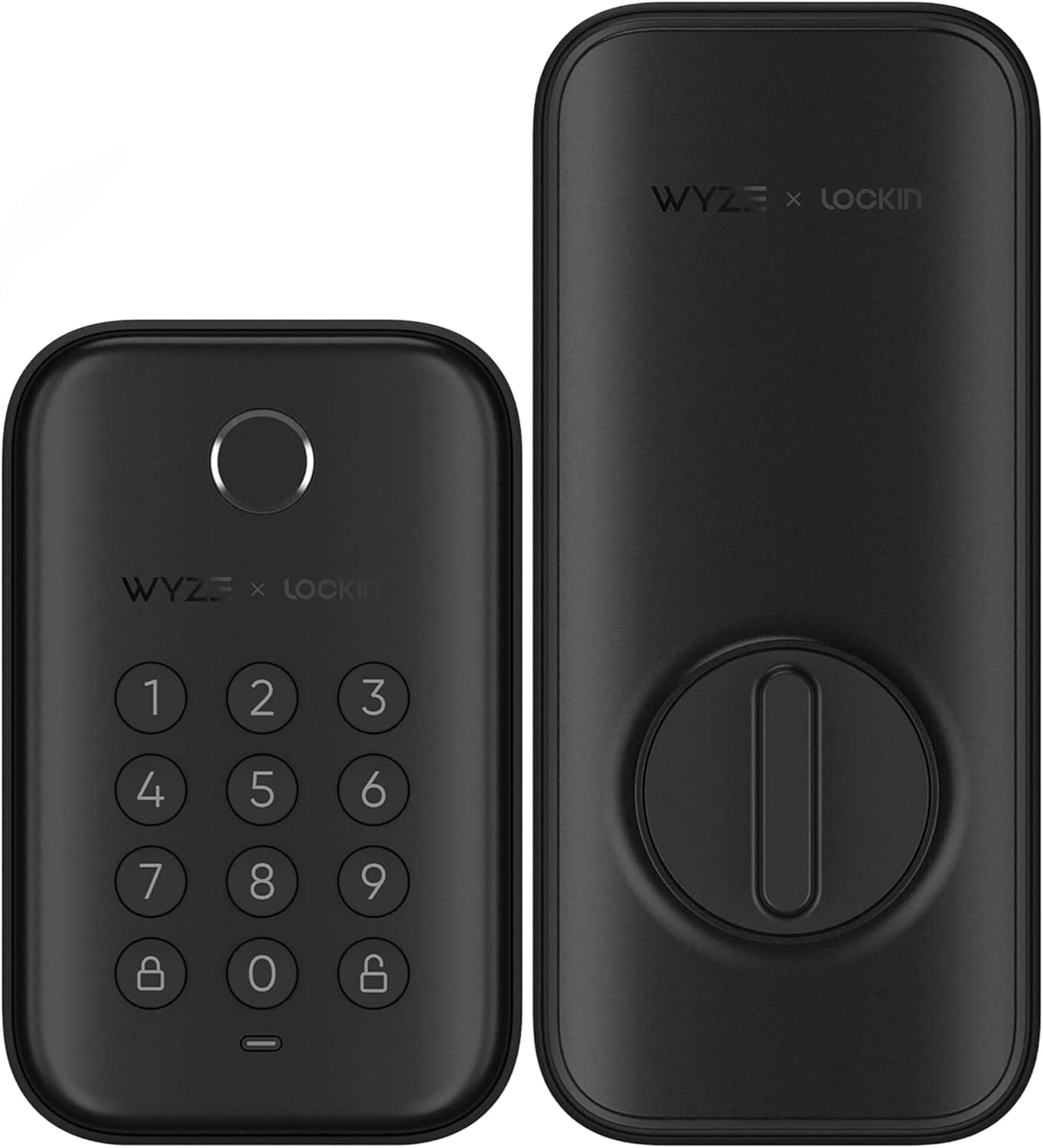 Wyze Auto-Lock Deadbolt: Fingerprint & Keypad Entry, Weatherproof, Mat ...