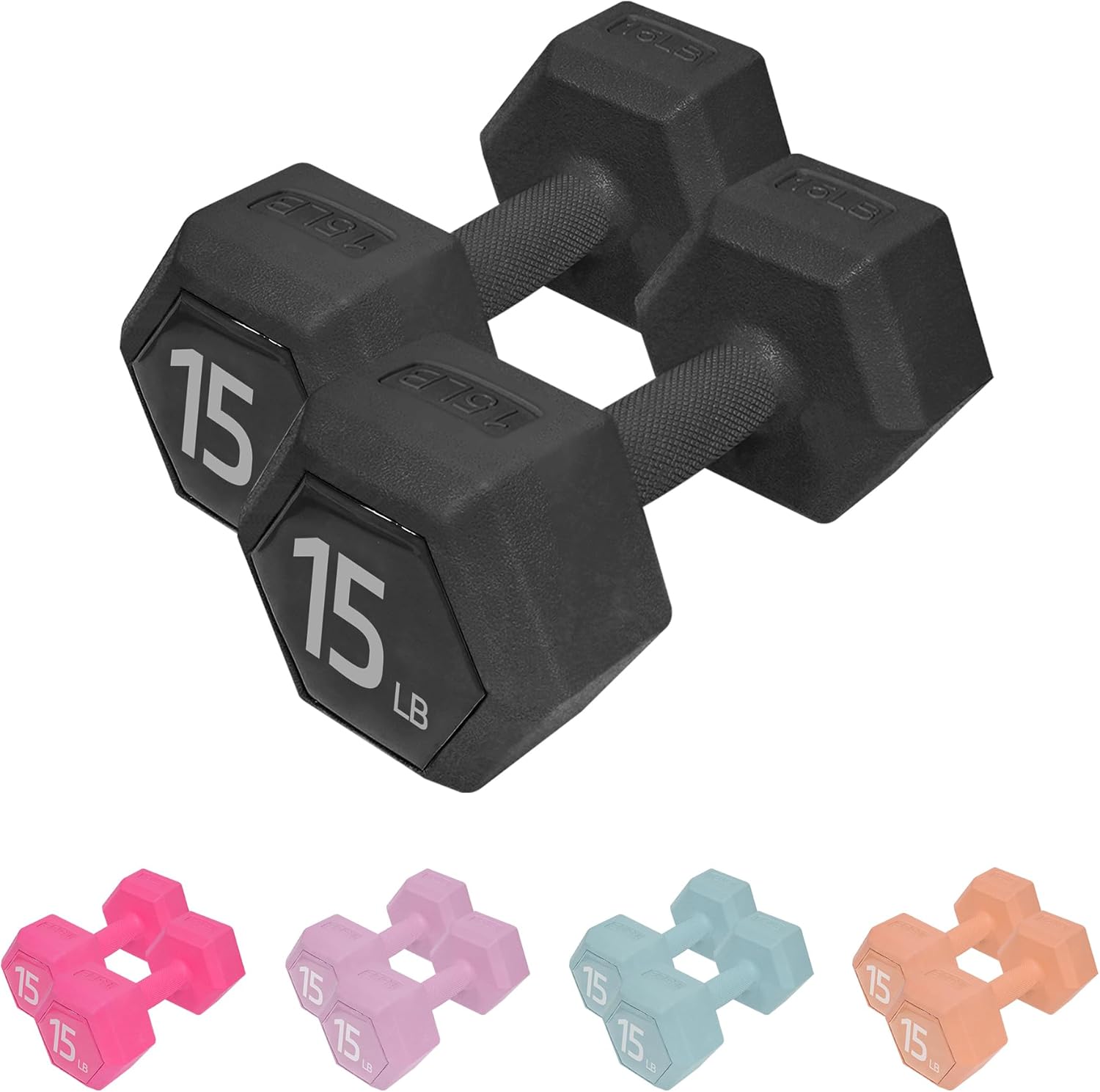 Total Body Tone: 36lb Dumbbell Pair - Easy Grip Hand Weights – GearMustHave