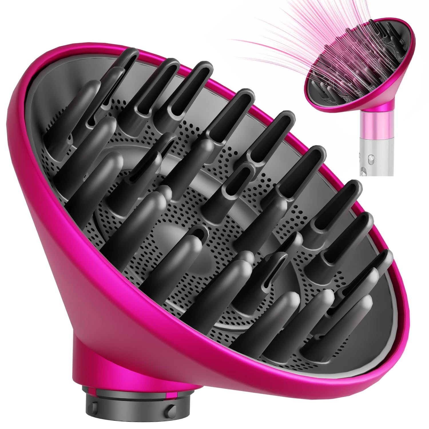 Dyson Airwrap Upgraded Larger Diffuser: Fast Dry, Defined Curls ...