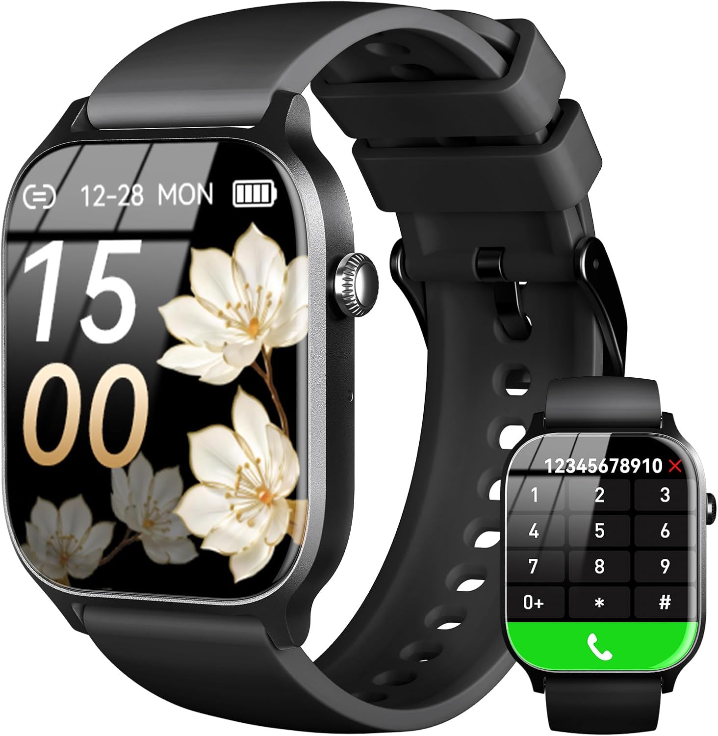 2024 IP68 Waterproof Smartwatch - Call, Monitor, Track – GearMustHave