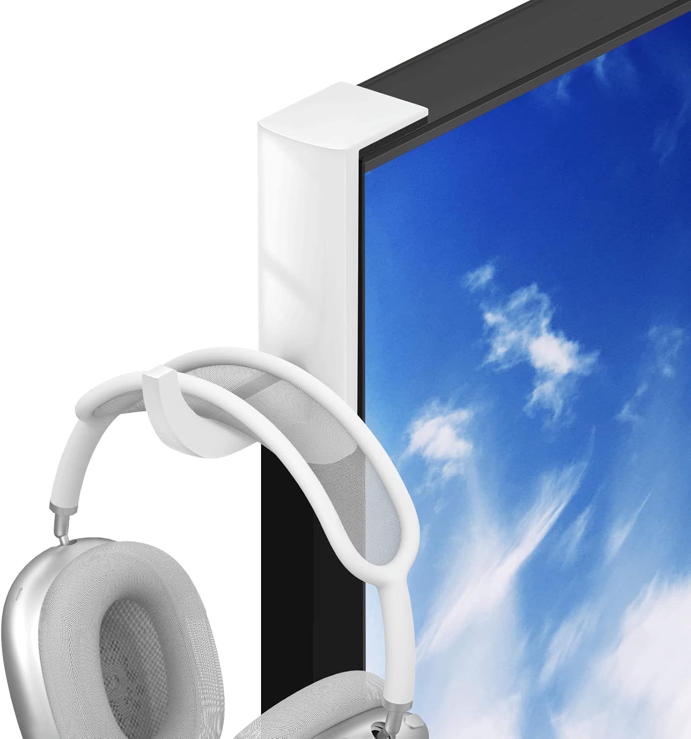 Space-Saving Headphone Stand, White - MOLOSLEEVE – GearMustHave