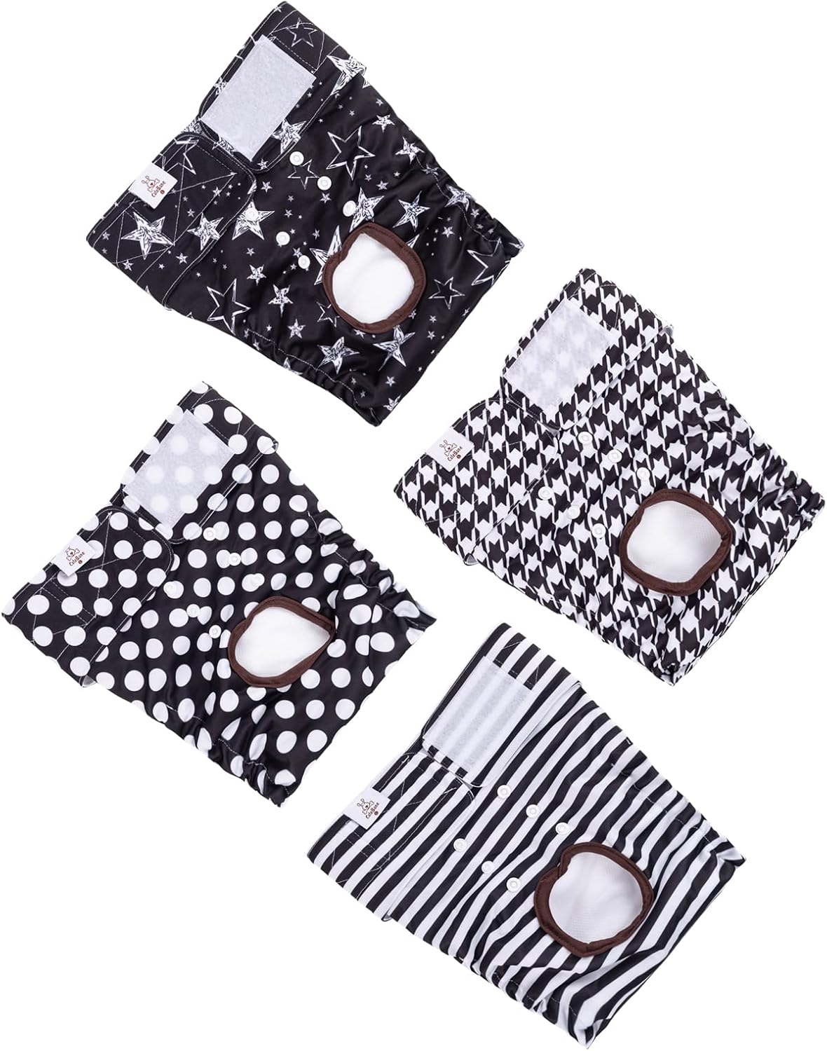 Reusable Female Dog Diapers 4 Pack - Stay Comfy During Heat – GearMustHave