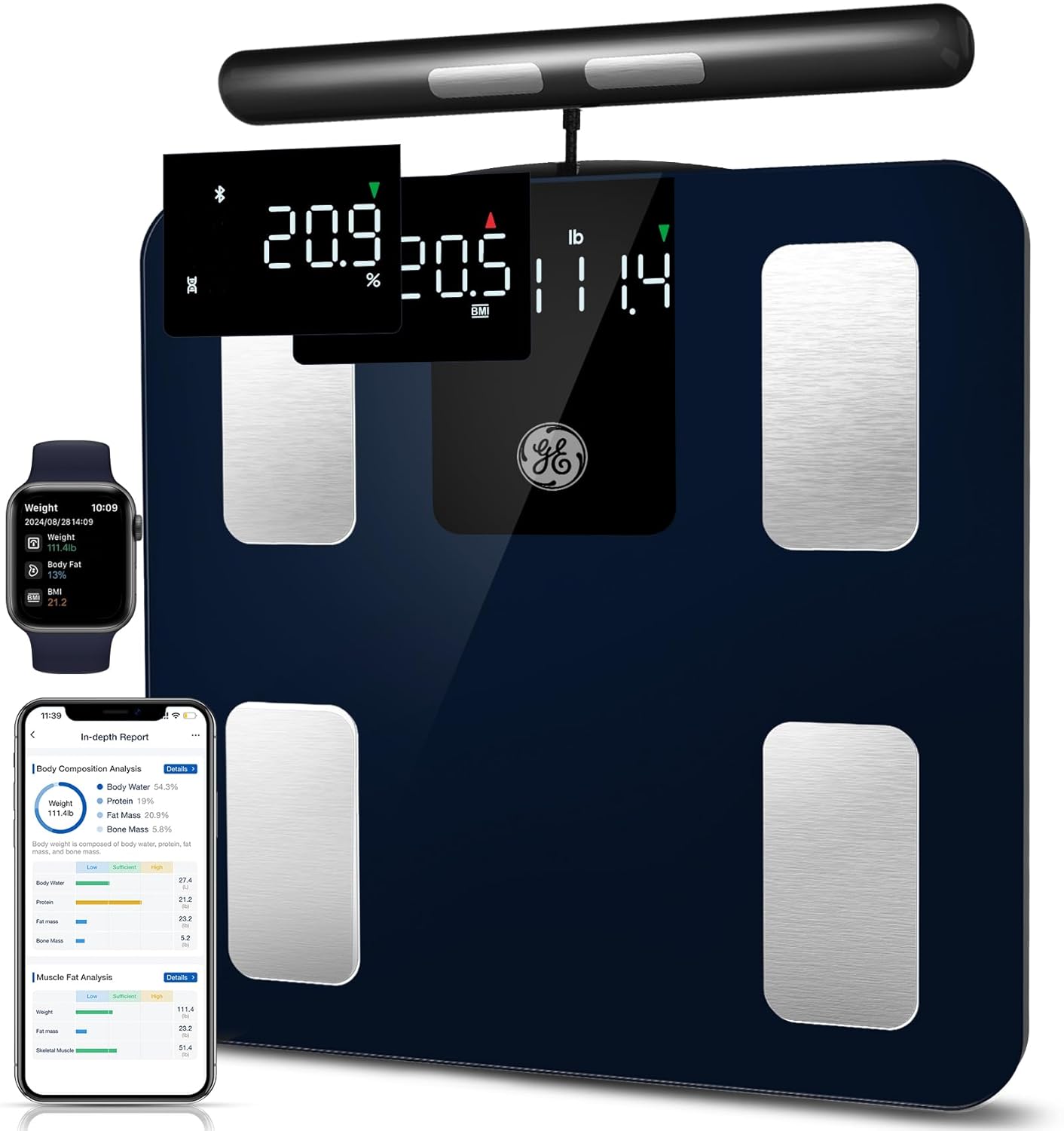 GE Smart Scale: Full Body Composition Analyzer – GearMustHave