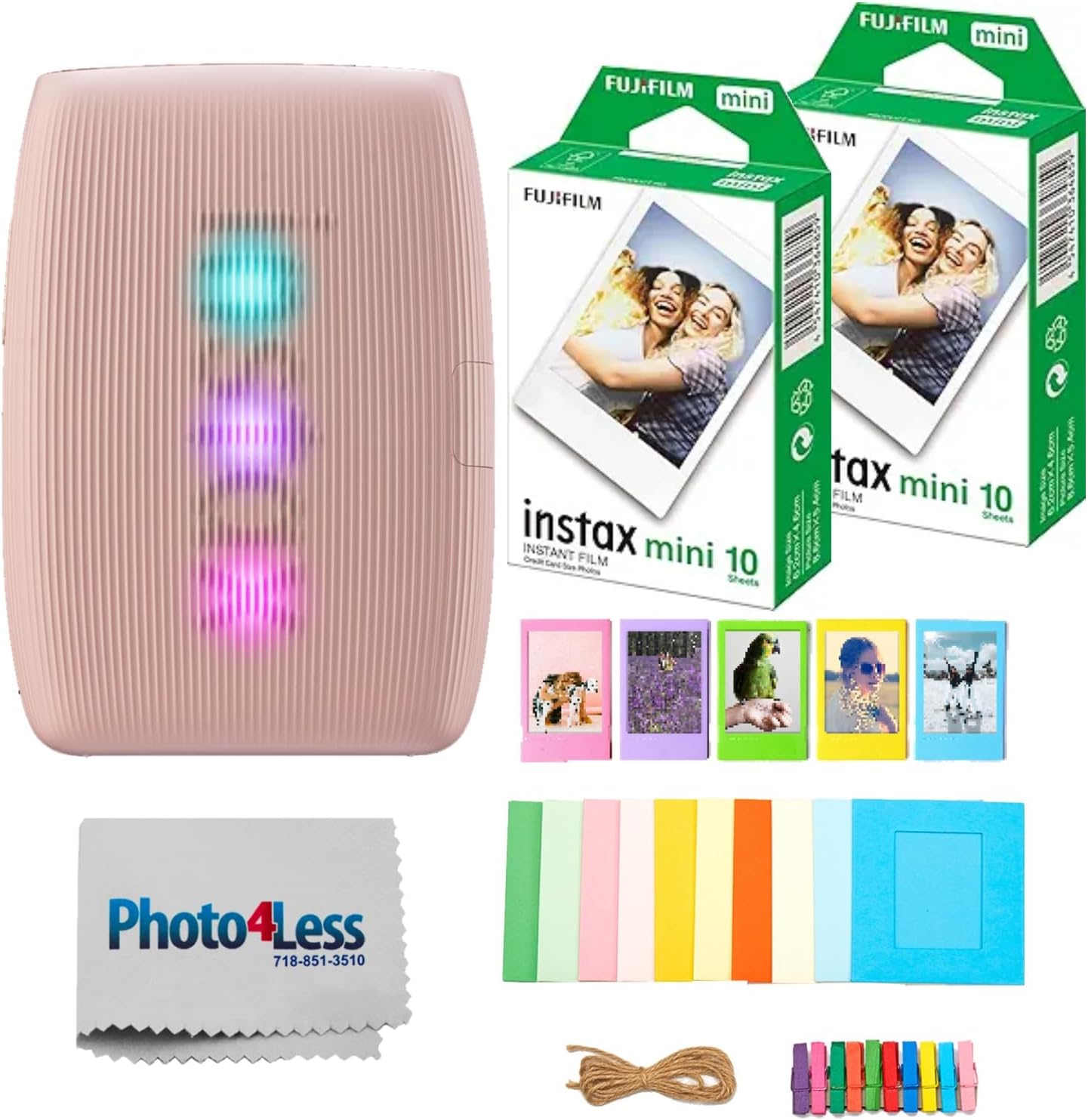 Instant Memories Bundle: Fujifilm Instax Mini Printer + Film – GearMustHave