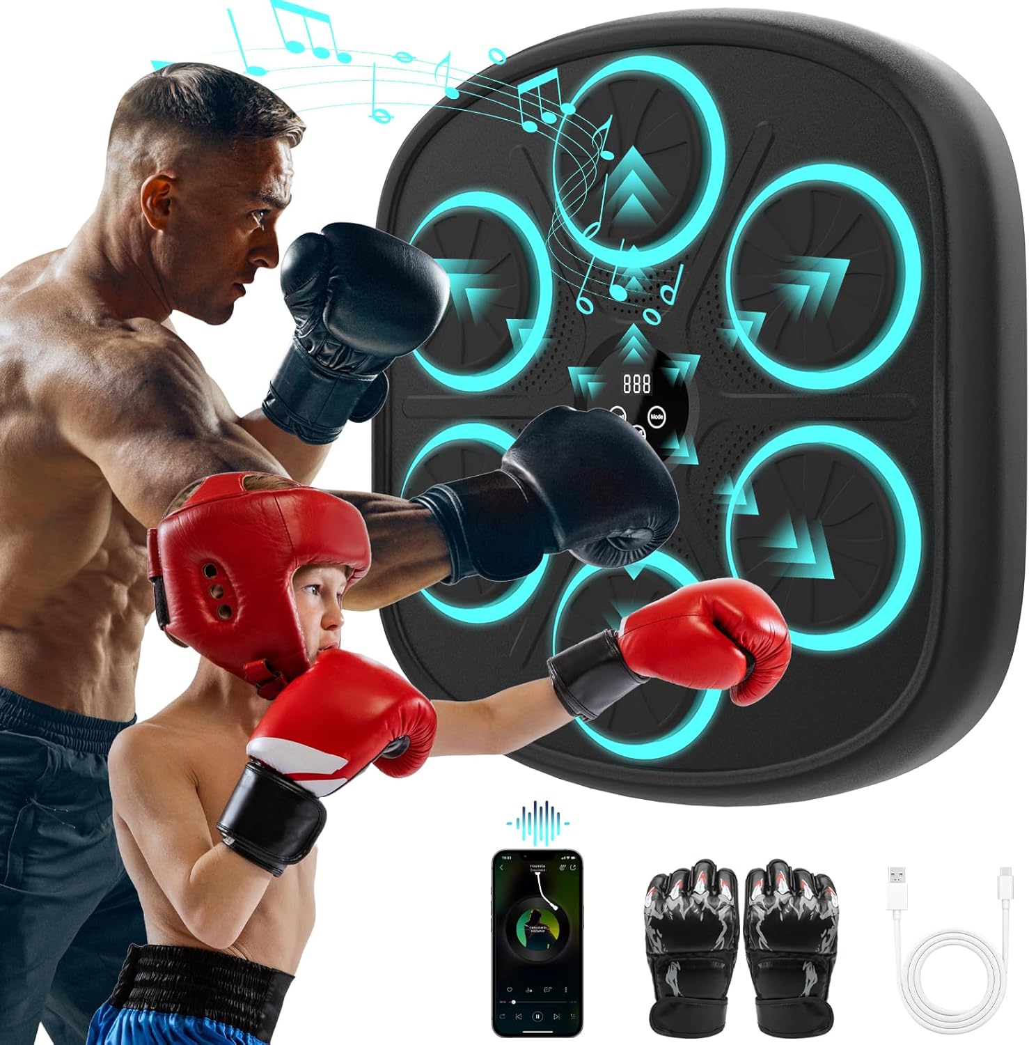 Wall Mounted Smart Boxing Trainer for Home Gym - Yucate – GearMustHave