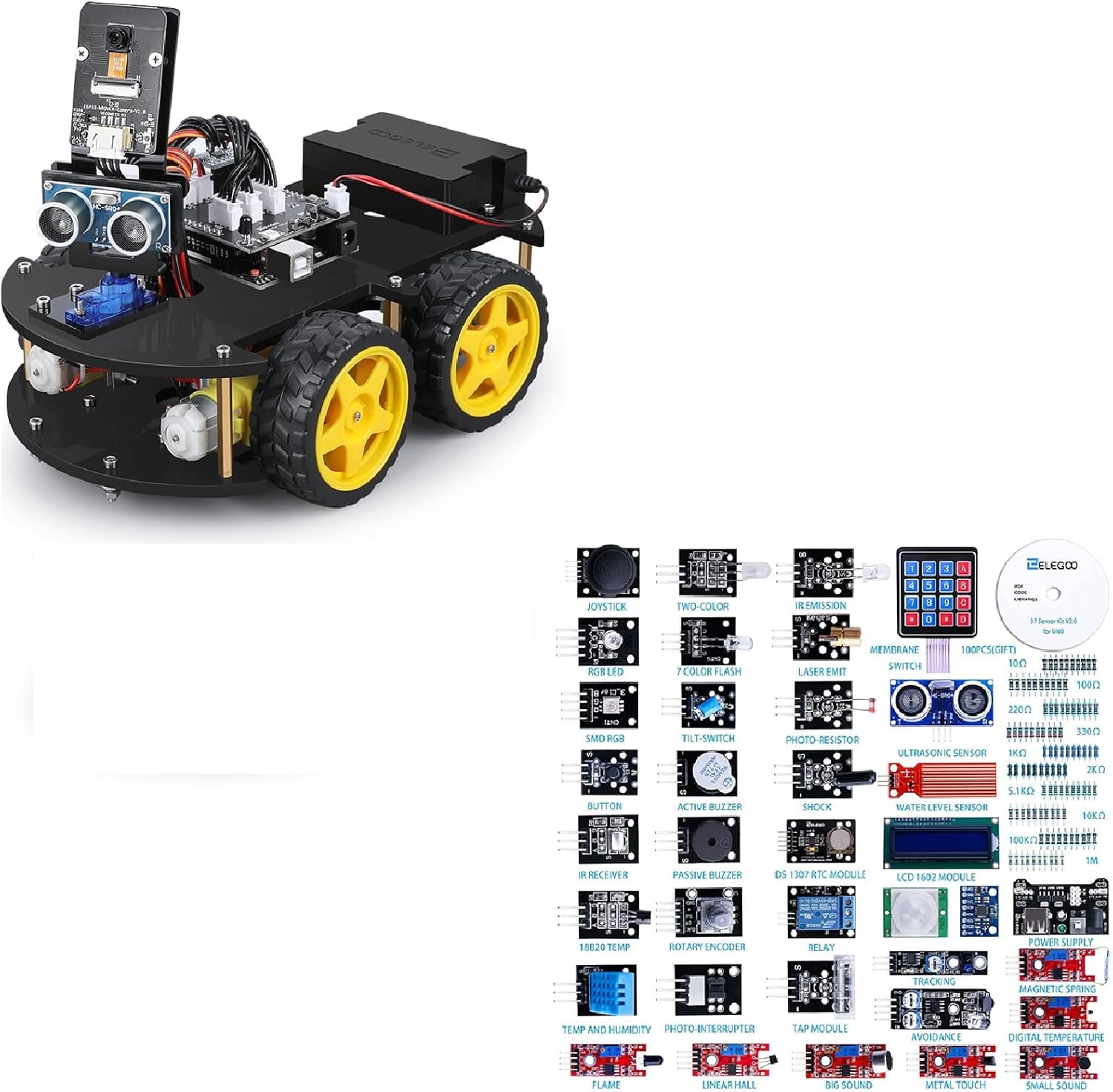 ELEGOO Smart Robot Car Kit - Upgraded 37 Sensors! – GearMustHave