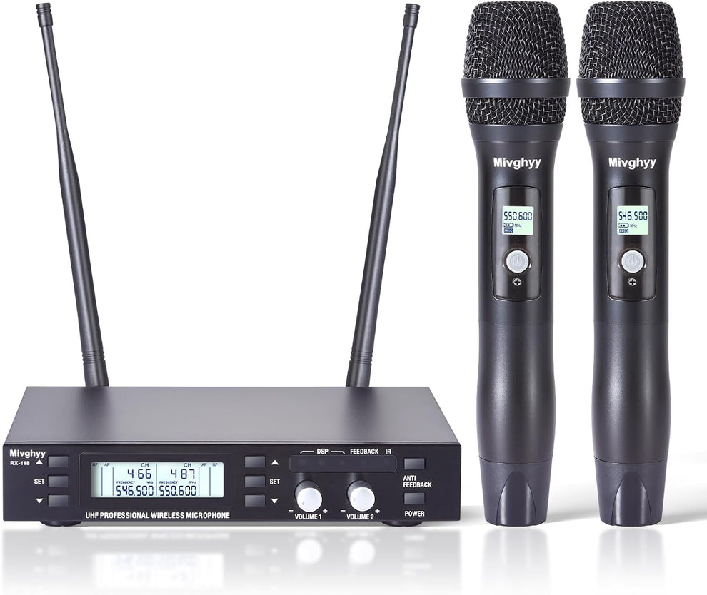 Ultimate Dual Channel Wireless Mic System for Pro Performances ...