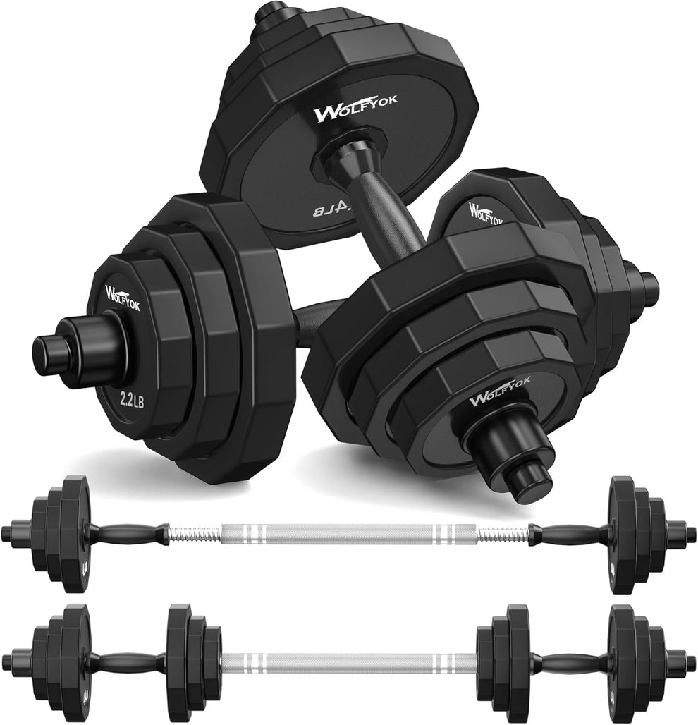 Adjustable Dumbbell Set - Strength Train at Home with KISS GOLD ...