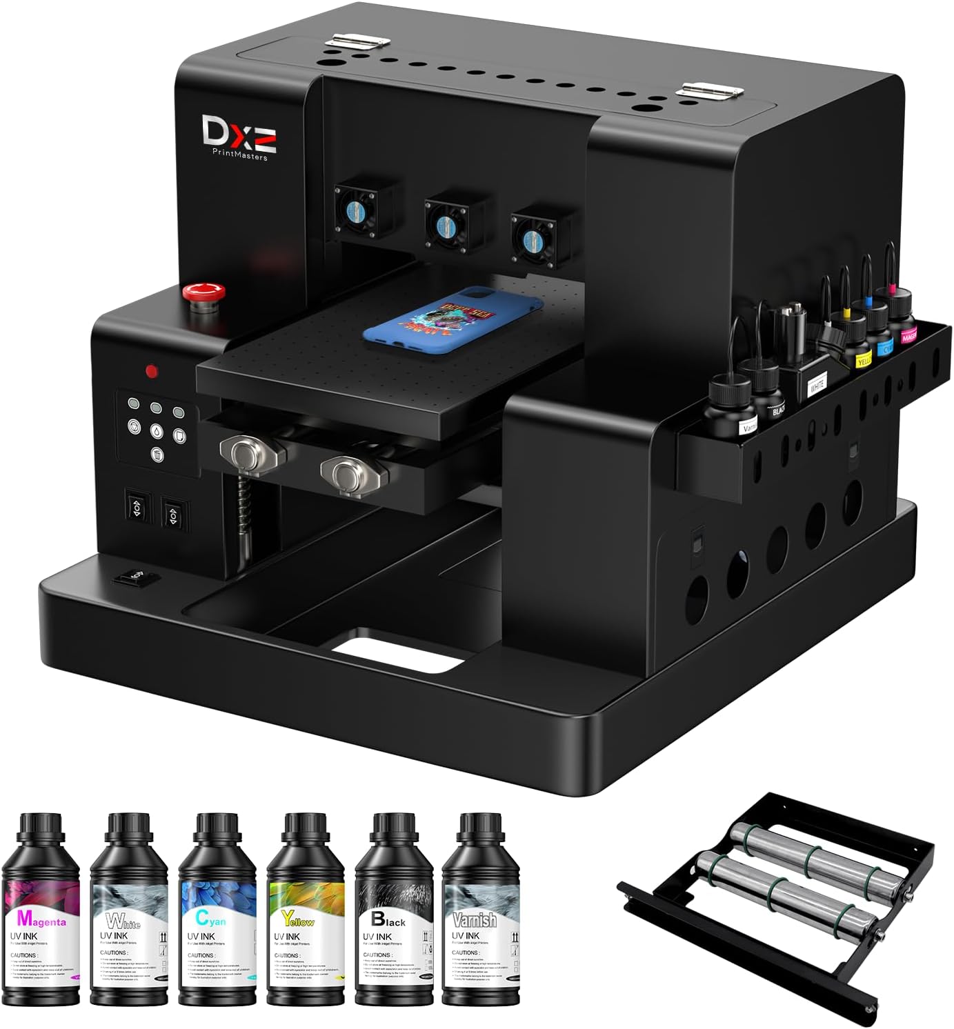 DXZ UV Printer: Varnish & Rotary Ink for Various Surfaces – GearMustHave