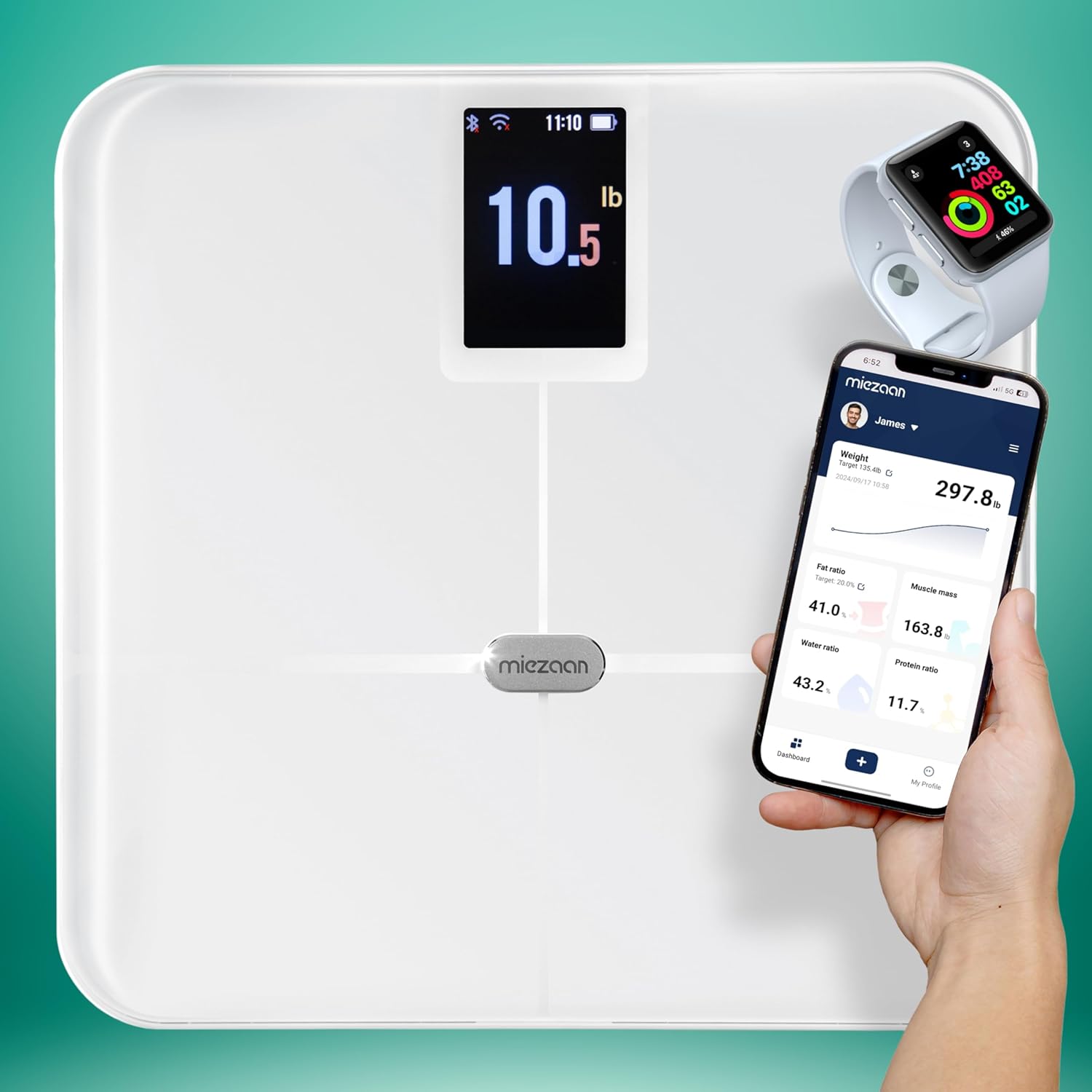 Smart Scale with 24 Metrics - Track Body Weight & More! – GearMustHave