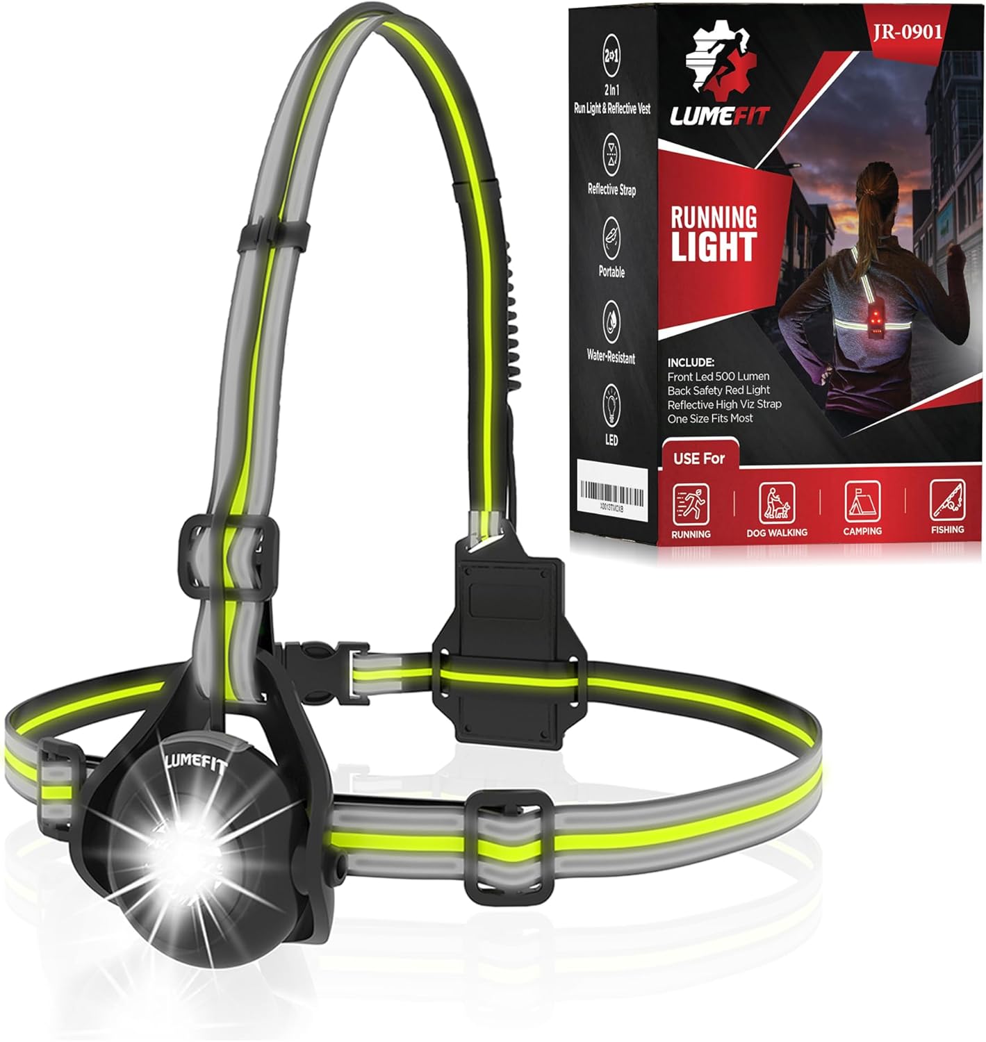 Ultimate Night Safety: LUMEFIT LED Chest Light – GearMustHave