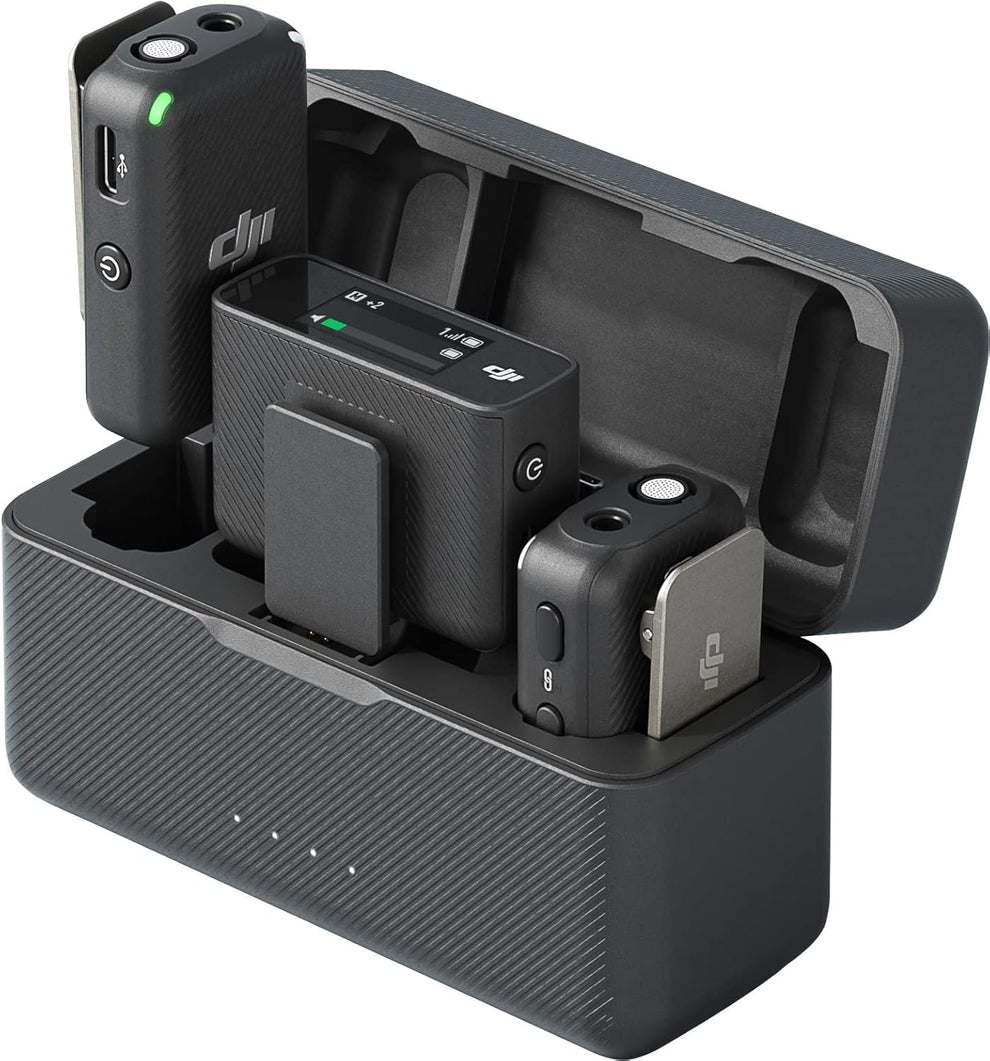DJI Wireless Lavalier Mic Set: 820 ft. Range, Noise Cancellation ...