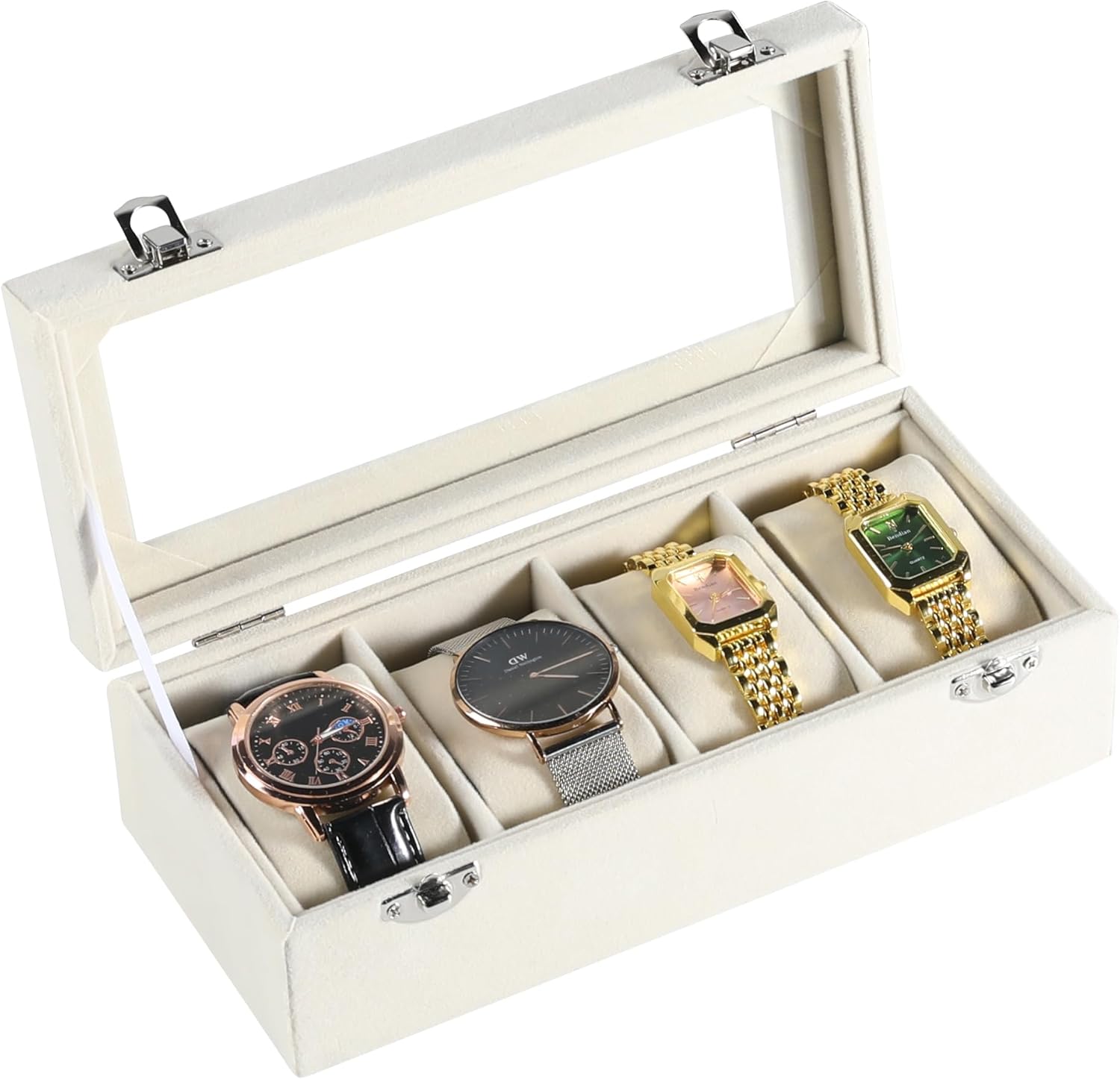 Lockable Velvet Watch Box - Organize in Style! – GearMustHave