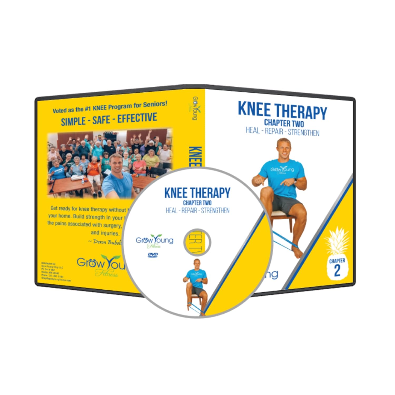 Grow Young Fitness Knee Therapy Exercises for Seniors DVD Review ...
