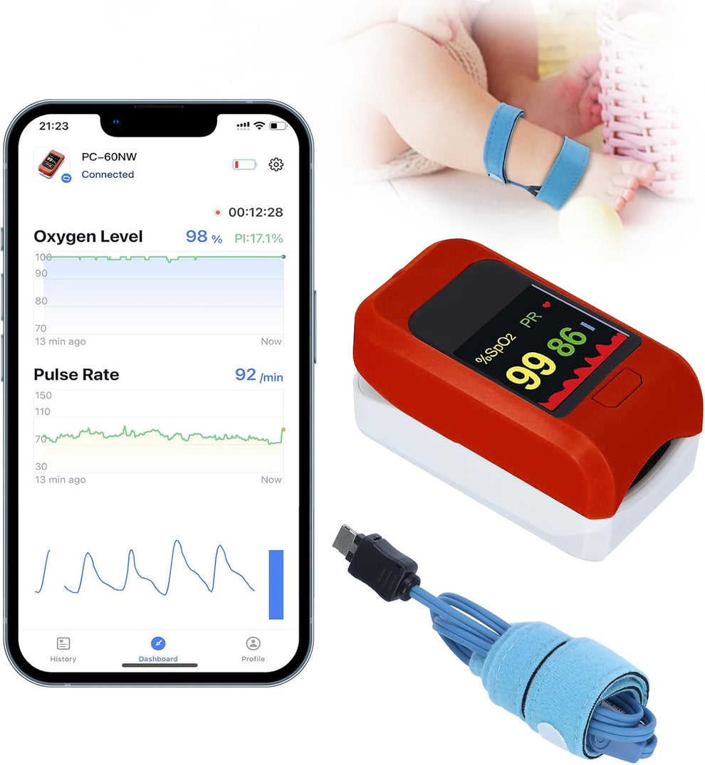 BABY OXYGEN MONITOR: Track Heart Rate & Oxygen Levels – GearMustHave