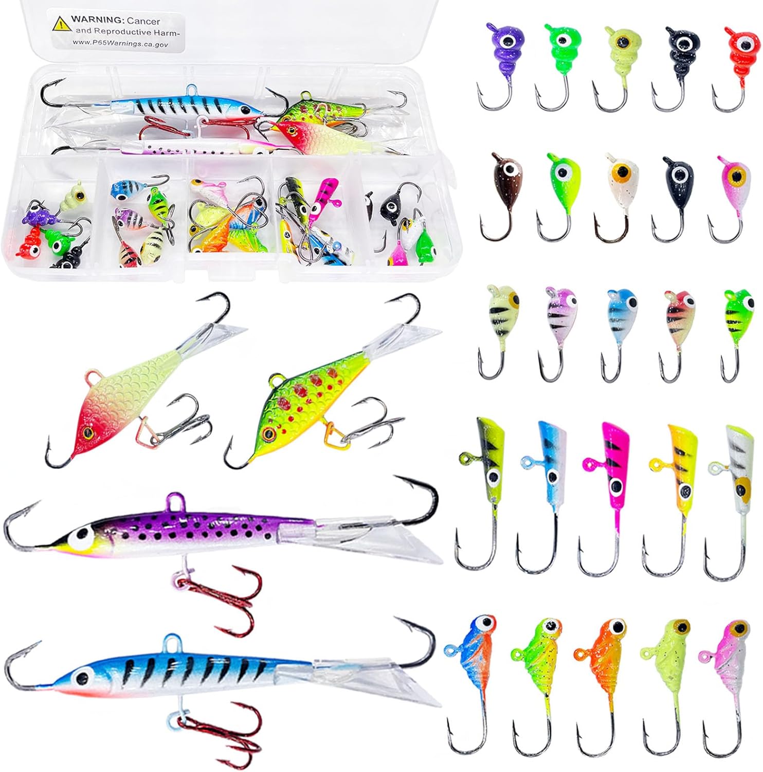 Glowing Ice Fishing Jigs Set - Ultimate Winter Gear! – GearMustHave
