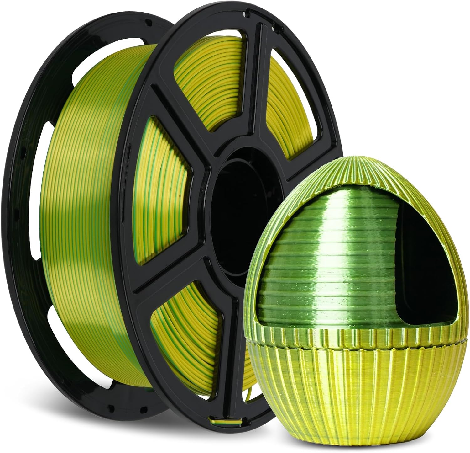 FLASHFORGE Silk Dual Color 2-in-1 PLA Filament - Color Changing Brilli ...