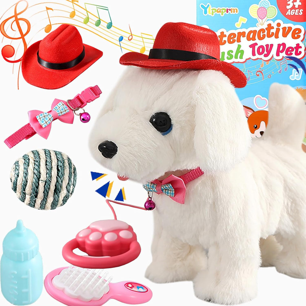 Interactive Singing Robot Lab Dog Toy – GearMustHave