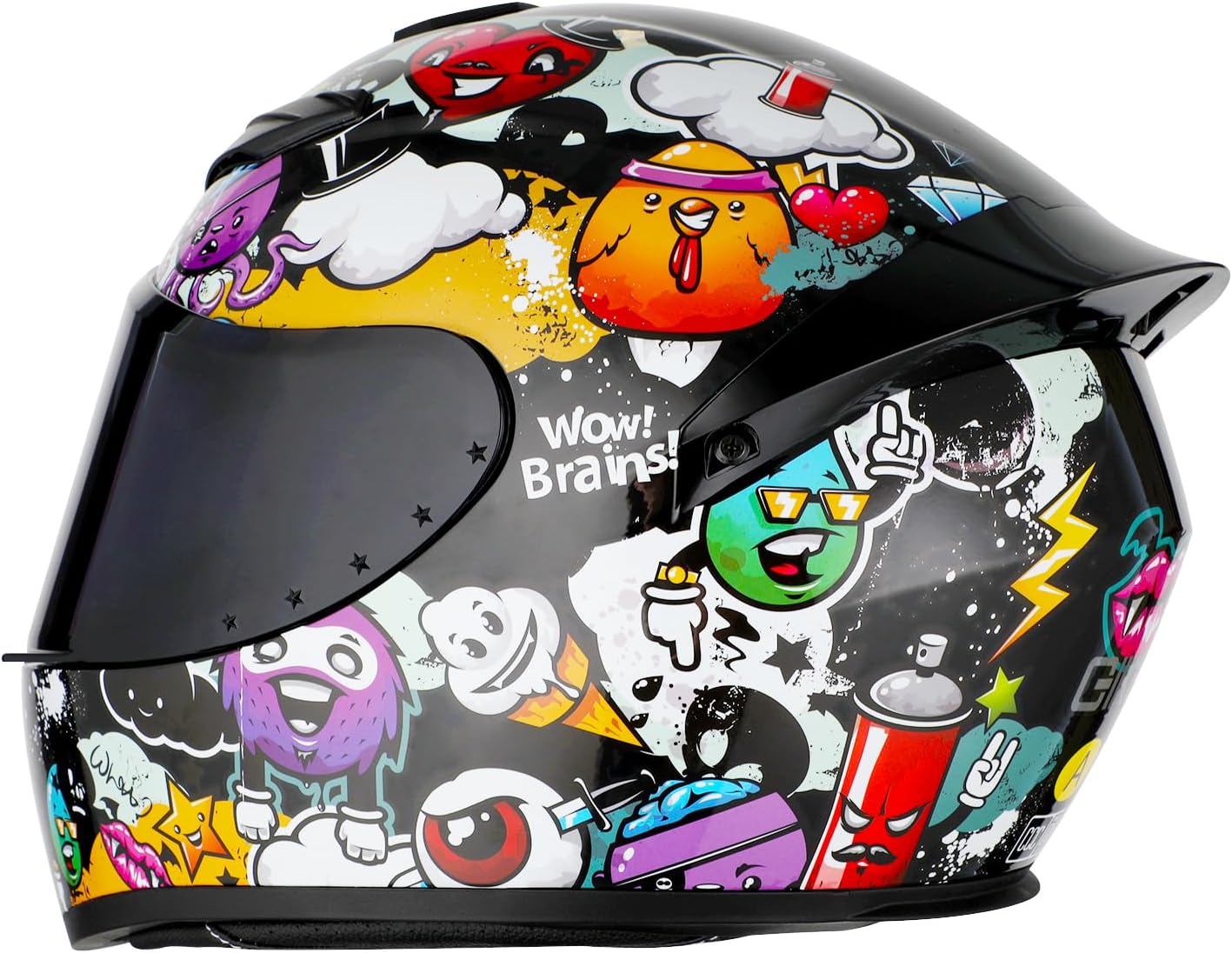 Full Face Motorcycle Helmet with Tinted Visor – GearMustHave